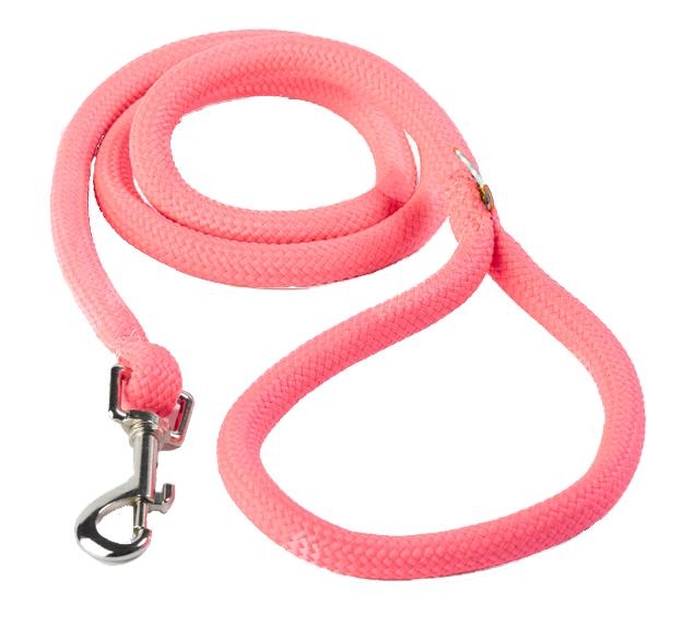 Pink Braided Lead 3/4" Wide x 48" Long | PJ Pet Products