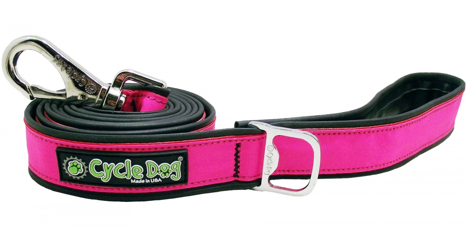 Hot Pink Max Reflective Anti Bacterial No Stink Lead | PJ Pet Products